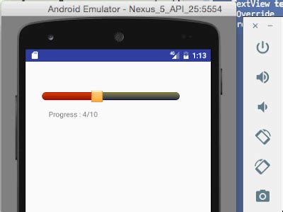 Image result for Advanced Seek Bar Android Example
