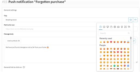 Image result for Push Message Mock Up' Example