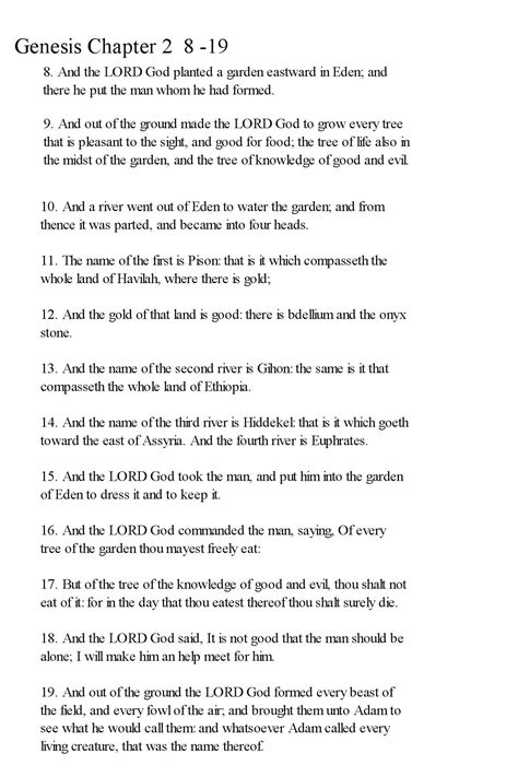 Image result for Genesis Chapter 2