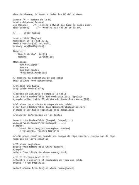 Image result for MySQL Comandos Basicos