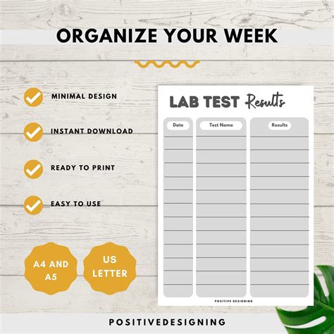 Image result for Printable Lab Result Forms