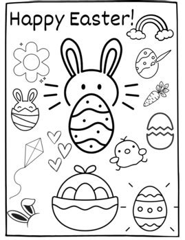 Image result for Easter Spring Coloring Pages