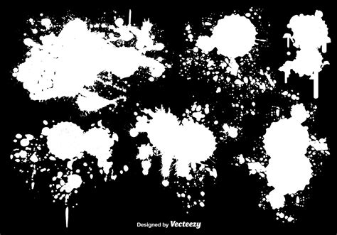 Image result for White Splatter Vector