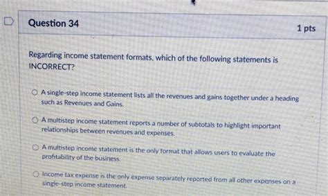 Image result for Income Statements Question Examples