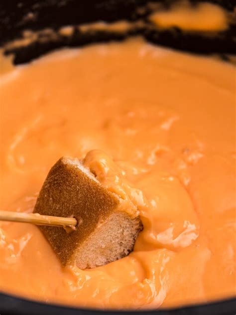 Slow Cooker Cheese Fondue - The Magical Slow Cooker