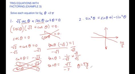 Image result for Solving Trig Equations Using Factoring