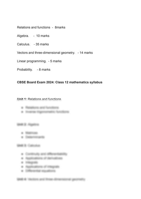 Image result for Important Chapter for Class 12 Board Math