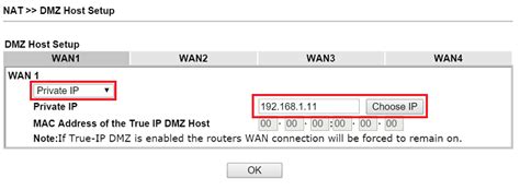 Image result for DMZ Setting Draytek Router