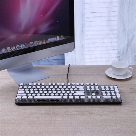 Retro Typewriter Keyboard Keycaps, White – Soho Emporium