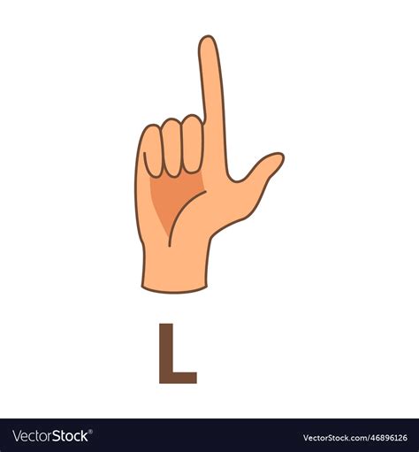 Image result for Sign Language Letter L