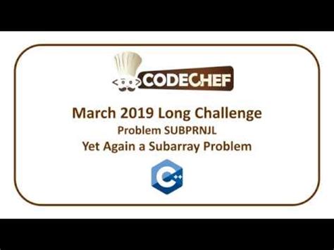 Image result for CodeChef March Long Challenge Solution