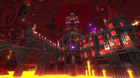 Image result for Minecraft Nether Castle Build