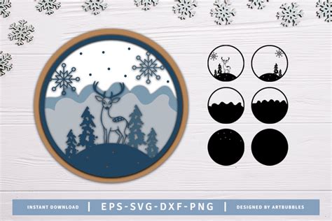 Image result for Reindeer Shadow Box Tutorial