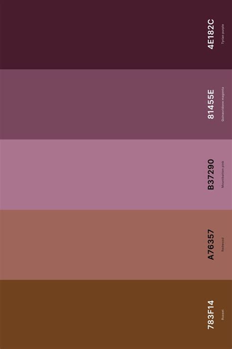 Image result for Mauve Color Chart