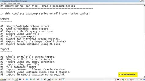 Image result for Expdp Par File