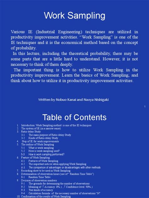 Image result for What Is Work Sampling Study