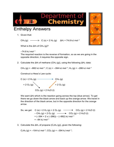Image result for Lab Enthalpy Student Guide Answers