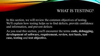 Image result for Define Testing