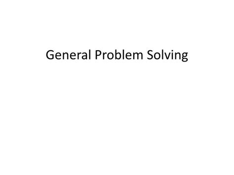 Image result for General Problem Solver History