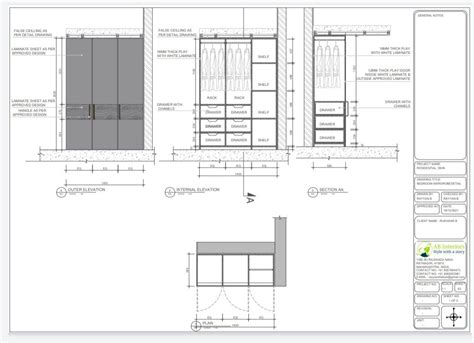 Image result for Wardrobe Parallel Projection