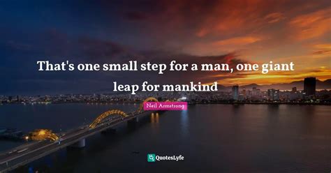 Image result for One Small Step for Man Quote