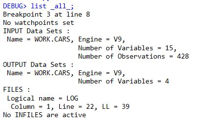 Image result for Data Step Debugger