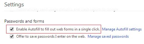 Image result for How to Disable Auto Fill