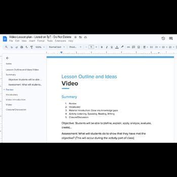 Image result for Lesson Plan with Video Modeling