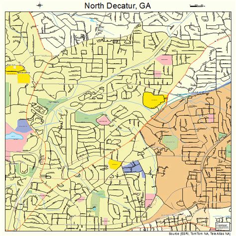 Image result for Decatur GA Map of Neighborhoods