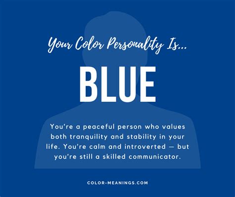 Image result for Blue Color Code Personality Traits