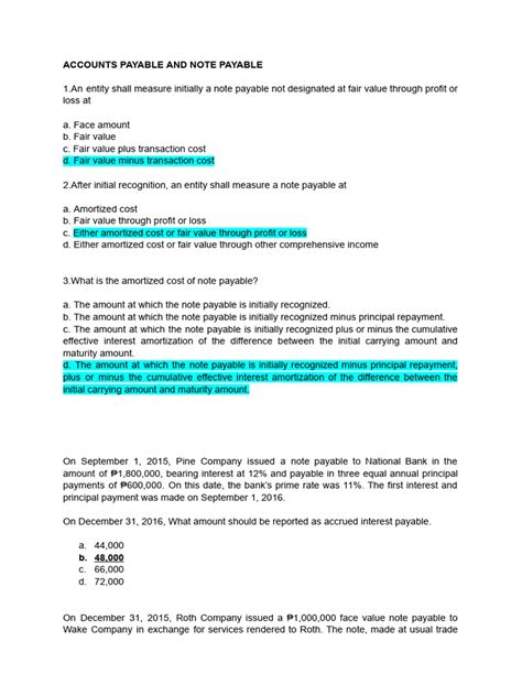 Image result for Note Payable Template