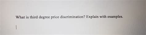 Image result for 3rd Degree Price Discrimination Examples