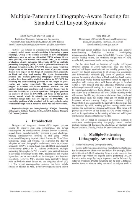 Image result for Multiple Patterning Lithography