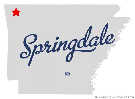Image result for Springdale AR Map