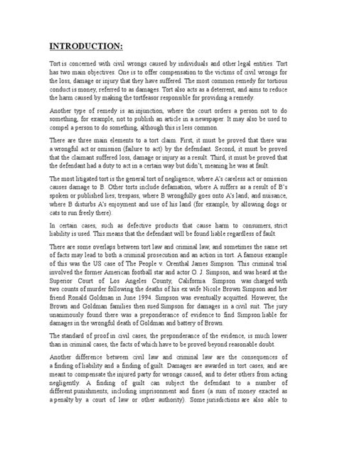 Image result for Battery Tort Example