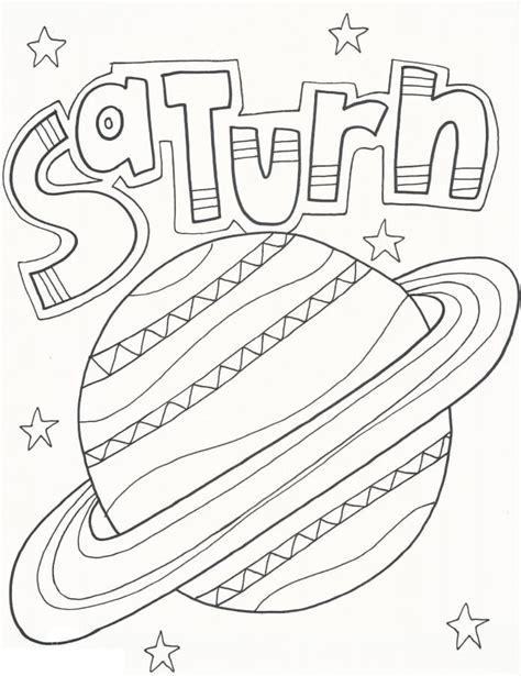 Image result for Saturn Drawing Easy Coloring