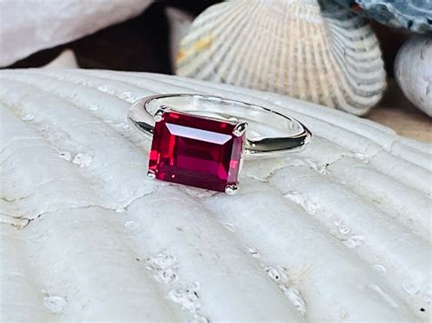 Image result for Emerald Cut Ruby