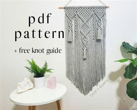 Image result for Macrame Patterns Wall Hanging Tutorial