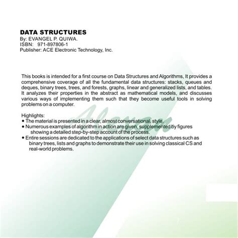 Image result for Array Data Structure Book