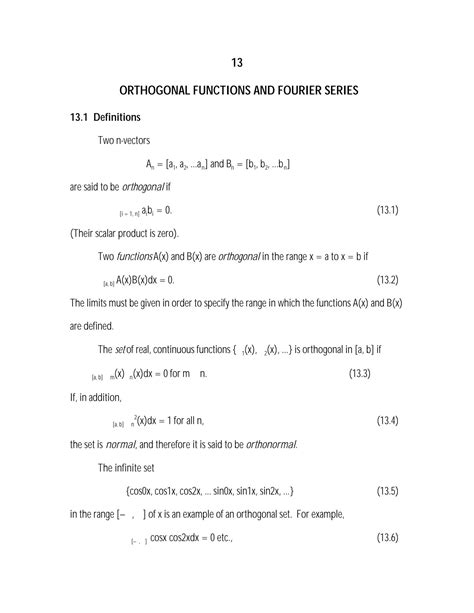 Image result for Orthogonal Functions Examples