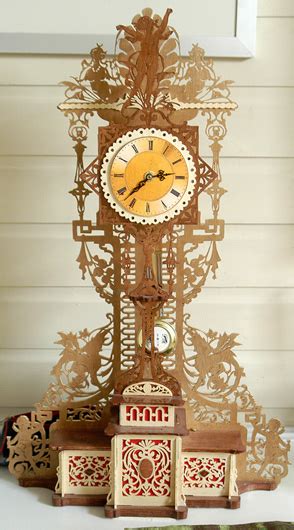 Image result for Fretwork Clock Patterns