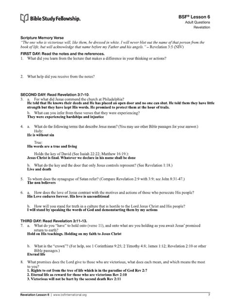 Image result for BSF Lessons