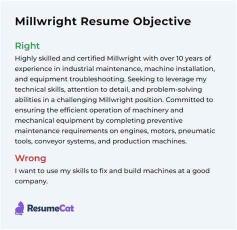 Image result for Millwright Resume Sample