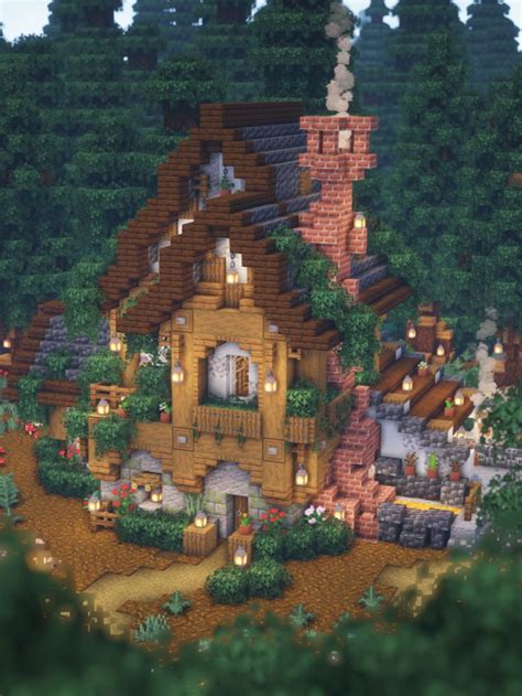 Image result for Minecraft Spruce House Tutorial Step by Step