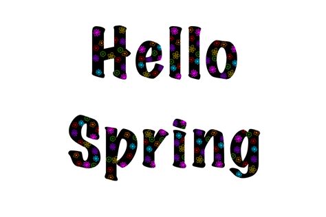 Image result for Hello Spring Transparent Background