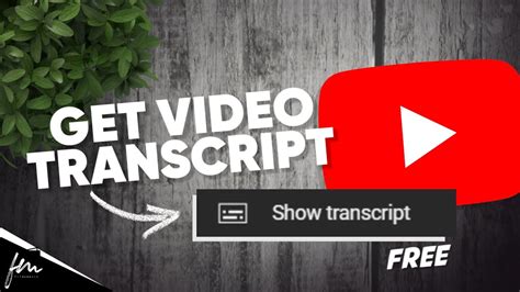Image result for YouTube URL to Transcript