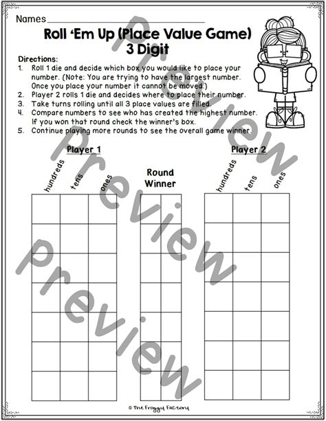 Image result for Place Value 3-Digit Numbers Worksheets