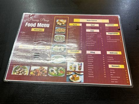 Image result for Menu Do Pinoy Style