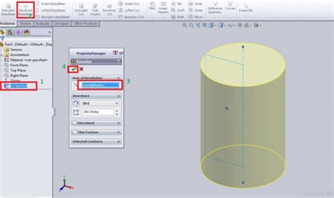Image result for SolidWorks Revolve Cut for Beginners