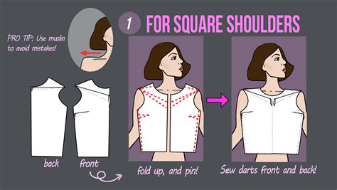 Image result for Shoulder Pad Pattern Alteration